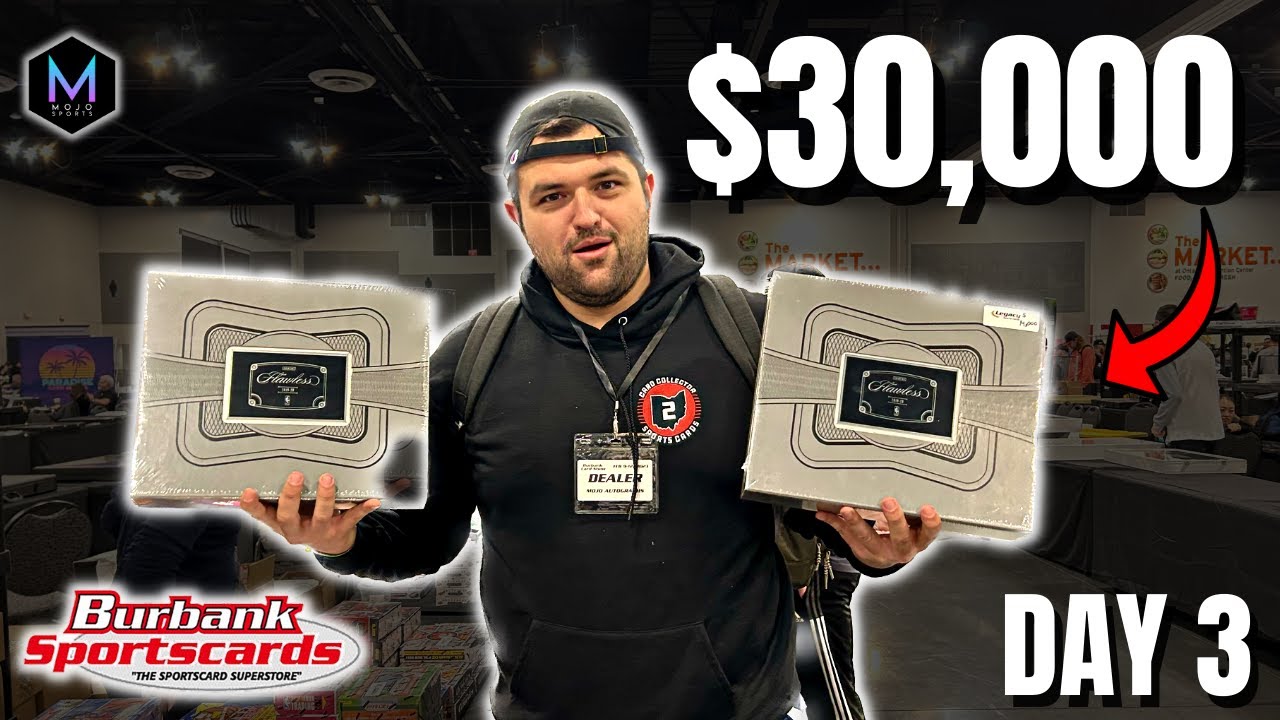 $30,000 For Two HOBBY BOXES Of Sports Cards At Burbank Card Show🤯 - YouTube