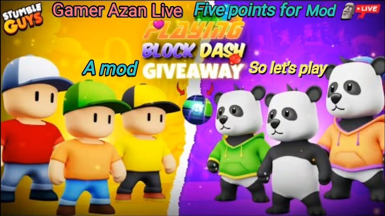 Gamer Azan is live! A mod giveaway 5 wins = mod - YouTube
