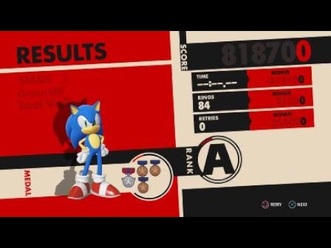 SONIC FORCES stomp while air boosting in a sonic stage 2020/03/13 21:38 ...