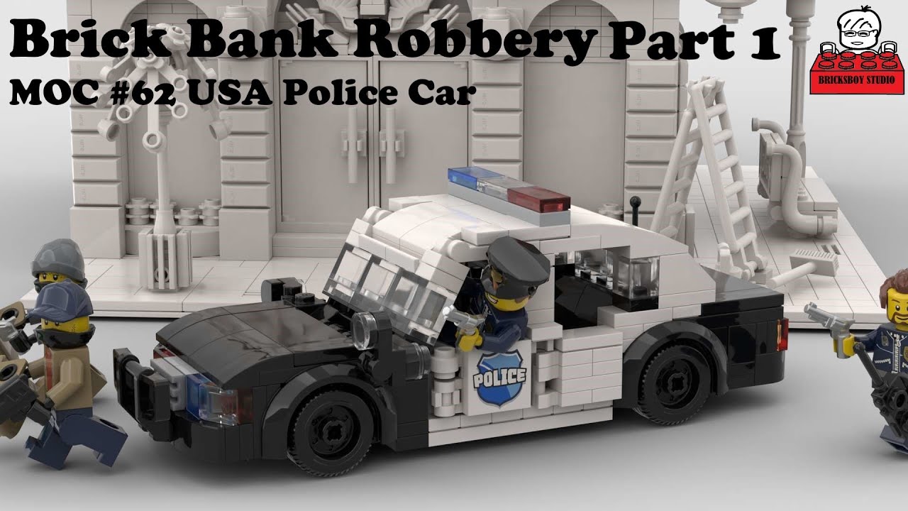 "Brick Bank Robbery Part 1" LEGO Stop Motion, LEGO MOC #62 Ford ...