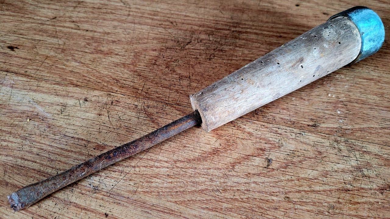 Very Old Screwdriver Restoration While Retaining the Old Look - YouTube