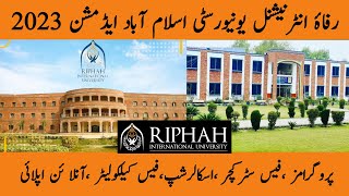 Riphah International University Islamabad Admission 202... | Doovi