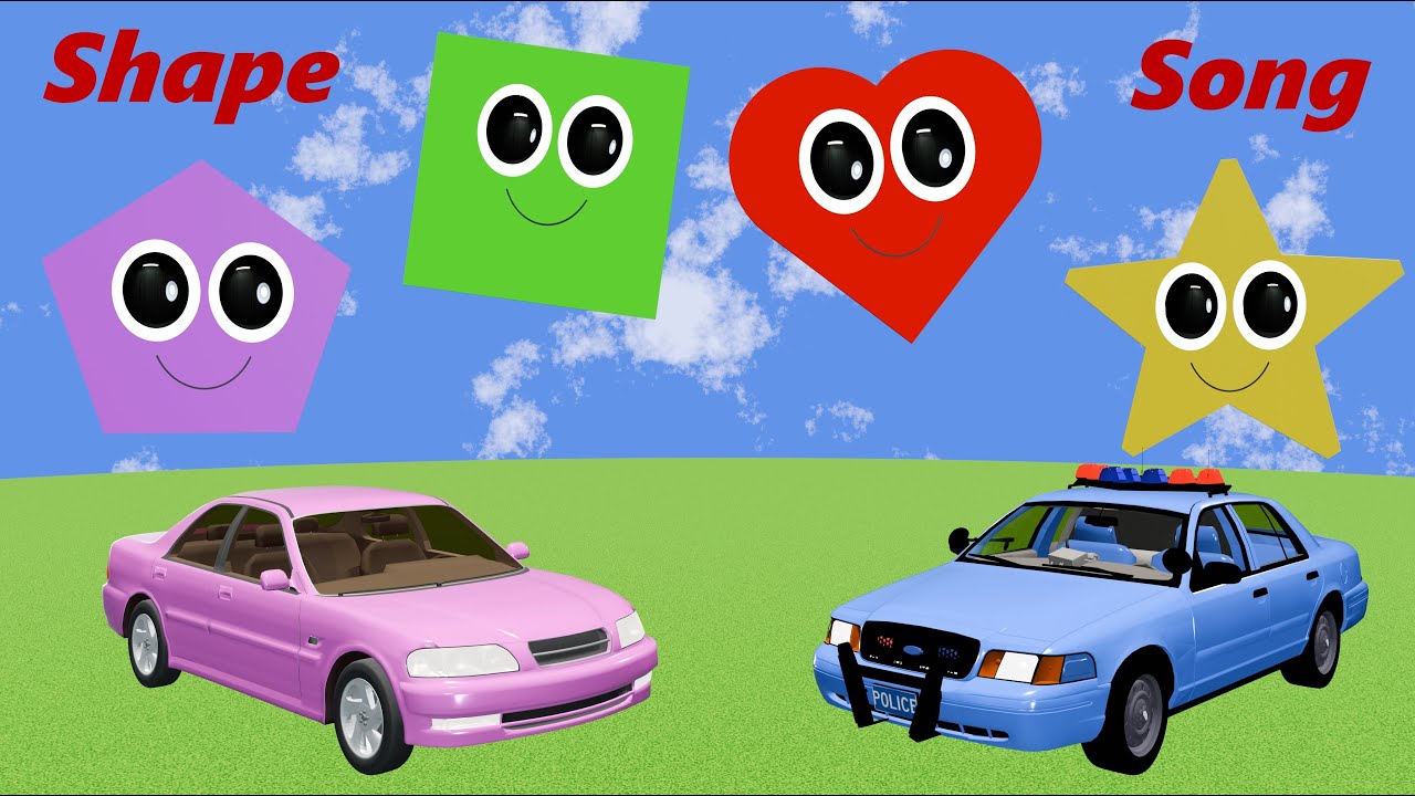We Are Shapes, The New Shapes Song, New Nursery Rhymes, Learning Video ...
