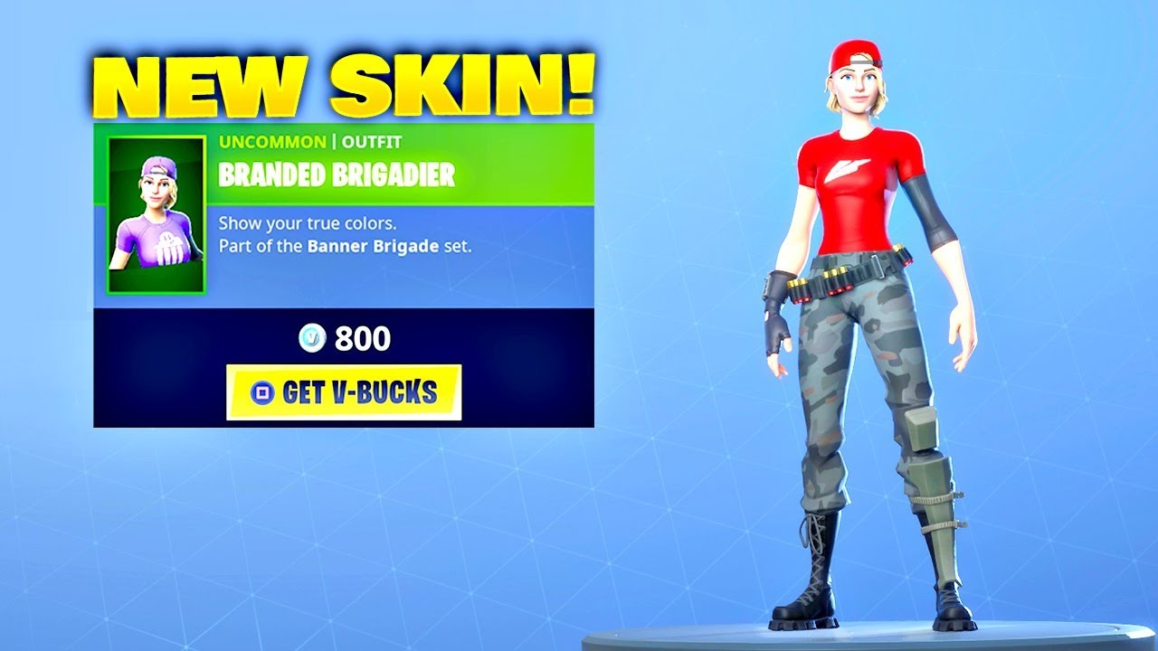 *NEW* BRANDED BRIGADIER SKIN! Fortnite ITEM SHOP [July 17, 2019 ...