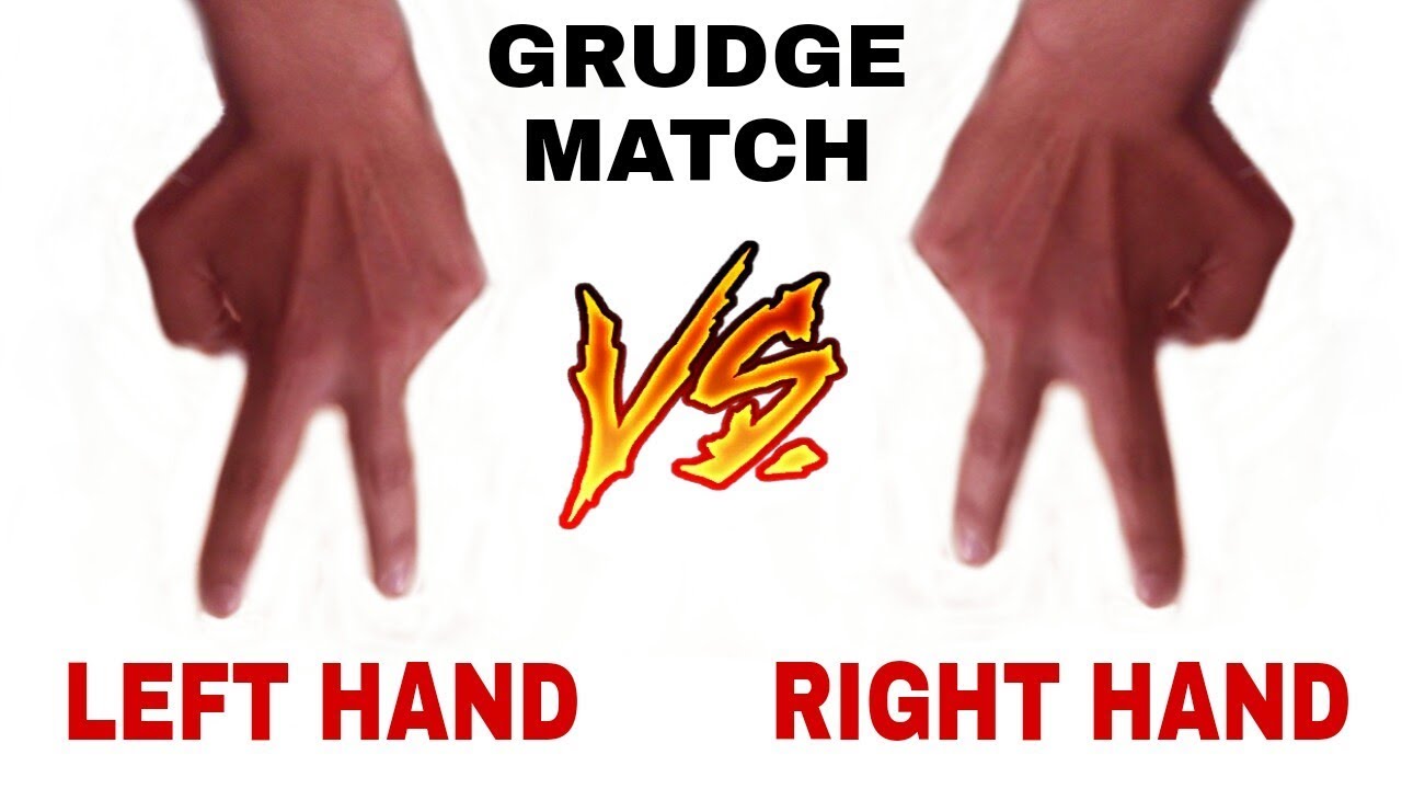 Left Hand Vs Right Hand BATTLE GRUDGE MATCH YouTube left-hand-vs-right-hand-battle-grudge-match-youtube