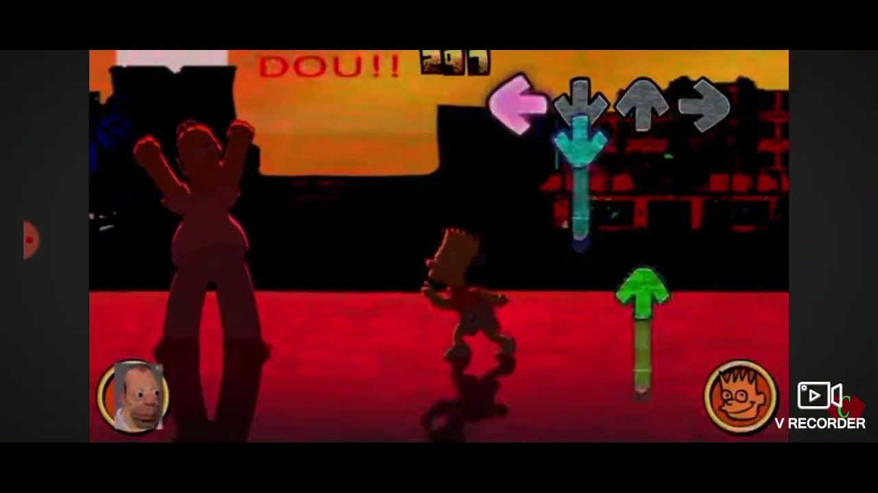 friday night funkin Homer VS Bart & Lyrics | FNF Dura's Eternal Madness ...