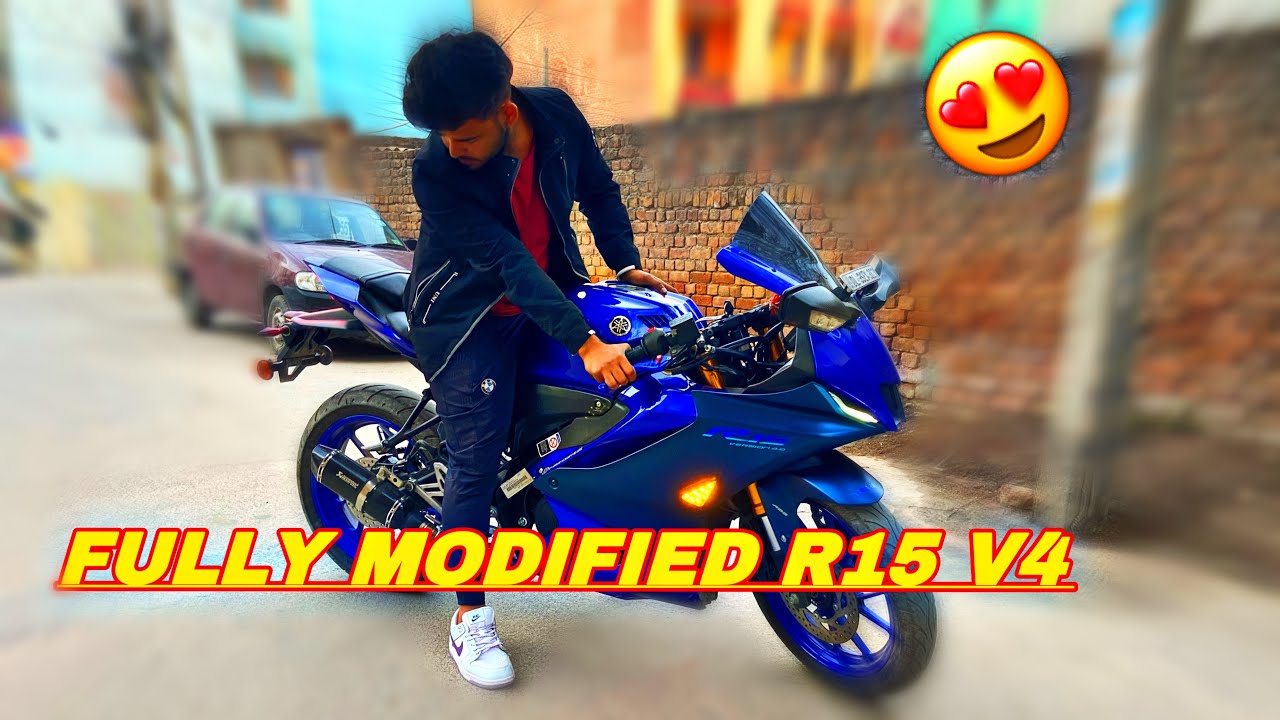 most loaded r15 V4 || fully modified yamaha r15 v4 🔥 || modified ...