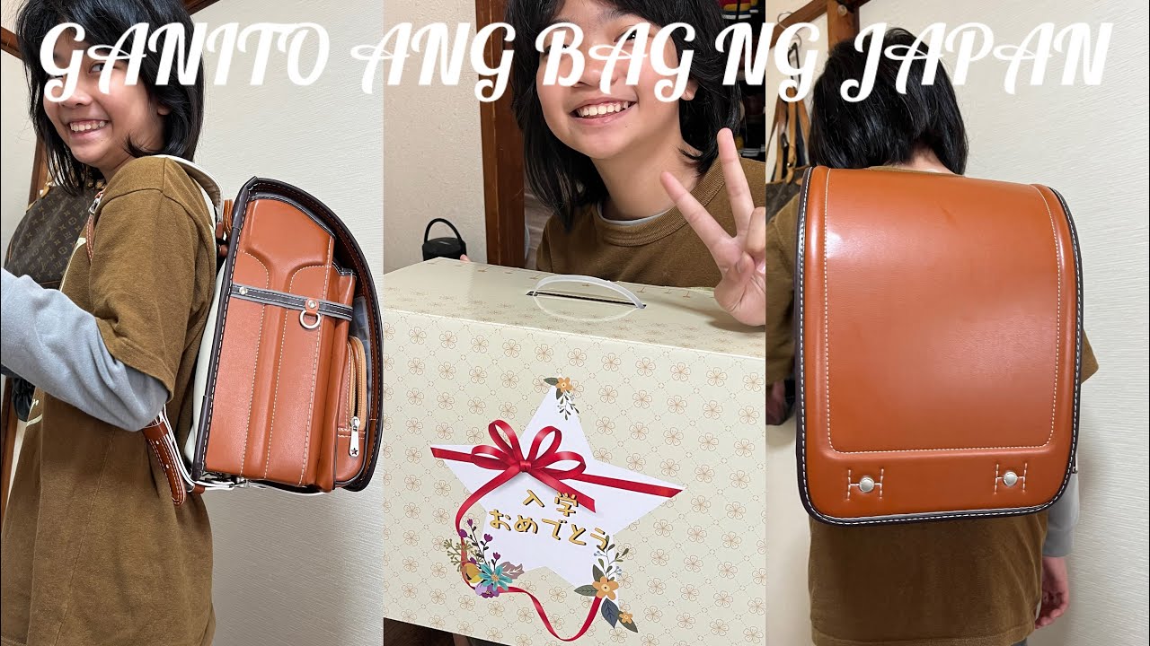 HAPPY SYA SA NEW SCHOOL BAG NYA #ourlifeinjapan #japanslife - YouTube