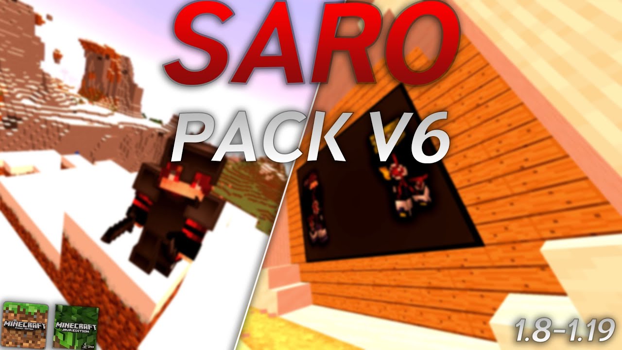 Mein EIGENES TEXTURE PACK → SARO V6🔥💯 | Bedrock/Java Minecraft Pack | Sensaicraft [German ...
