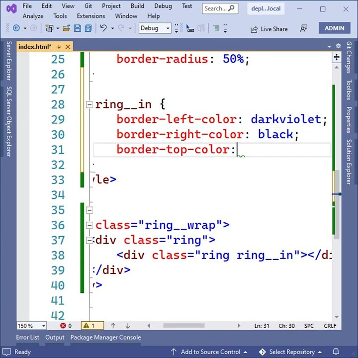 Spinner Loading Css Double Ring Webdesign Webprogramming Thinhpham Shorts Youtube
