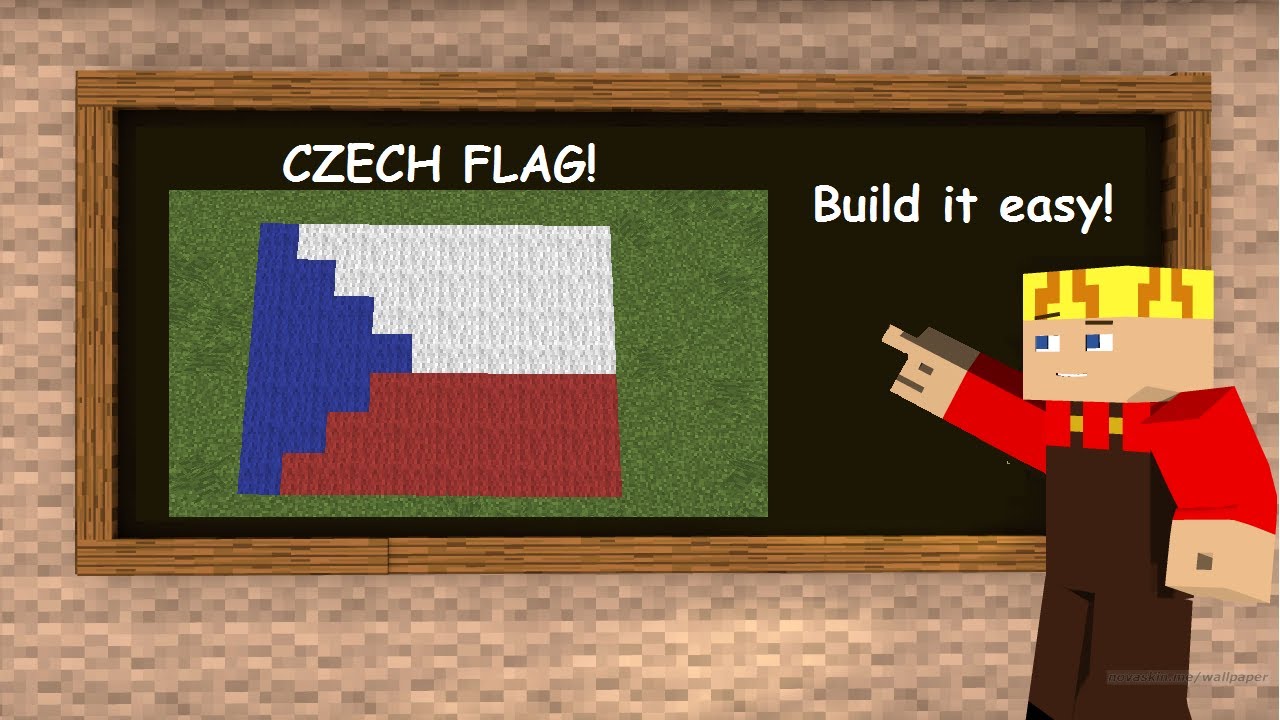 How to Make the Czech Flag in Minecraft! Ep 25 - YouTube