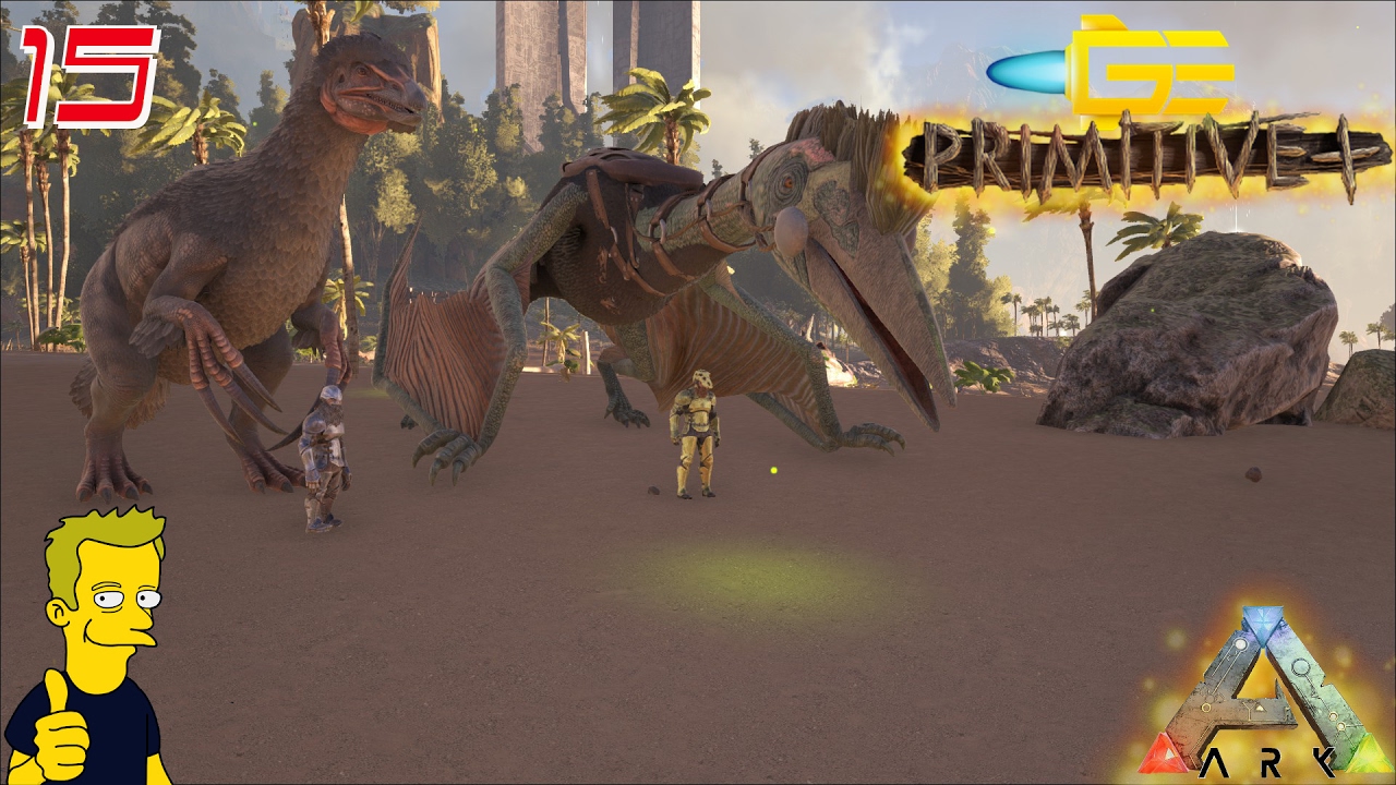 ARK - QUETZ TAMING WITH A FRIEND - Gaming Evolved Primitive Plus S1 E15 ...