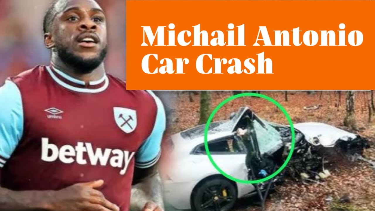 Michail Antonio ivolved In A Car Accident - YouTube
