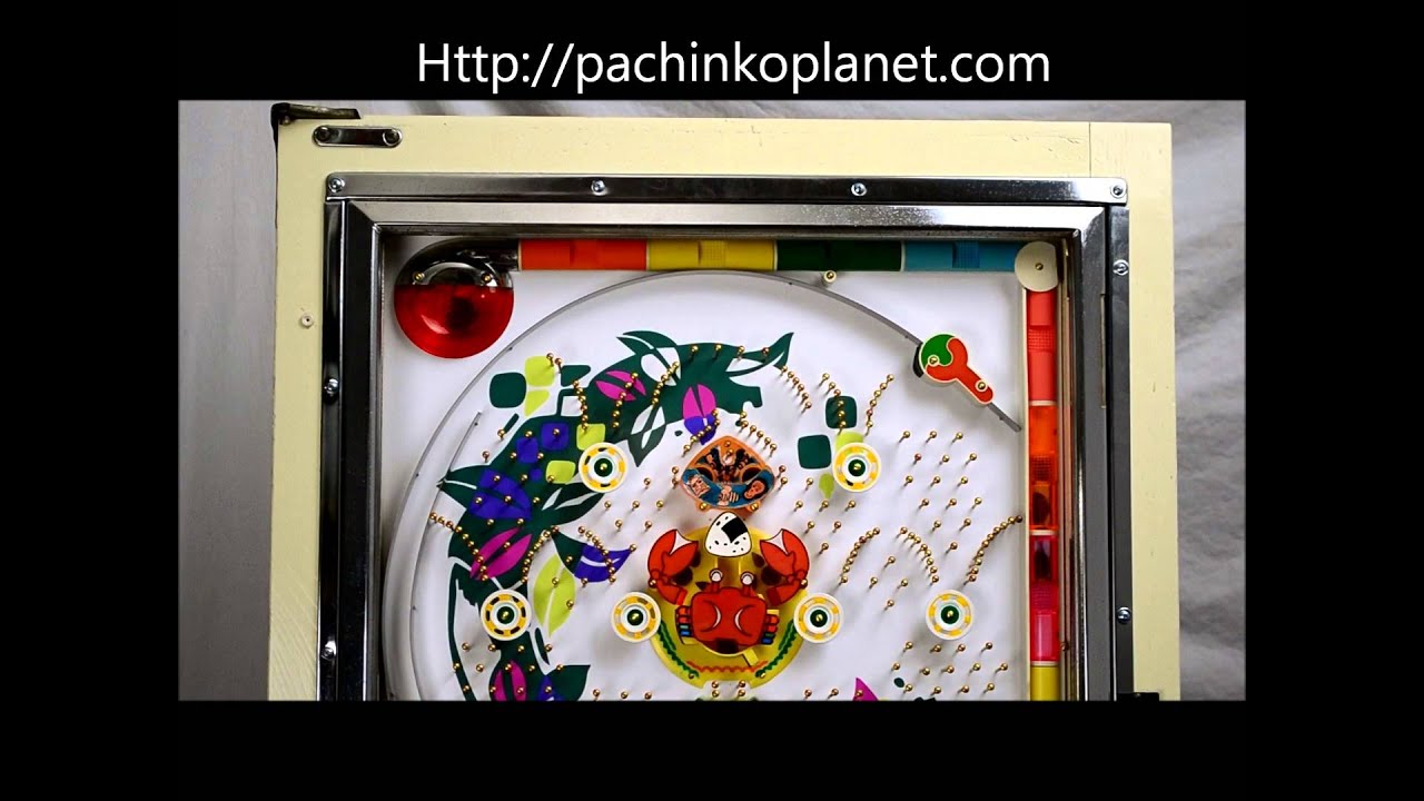 1975 Nishijin Pachinko Machine: The Crab - YouTube