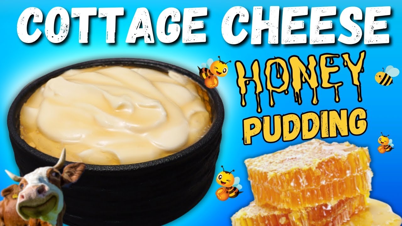 Cottage cheese honey pudding 🐝 Insanely delicious simple dessert - YouTube