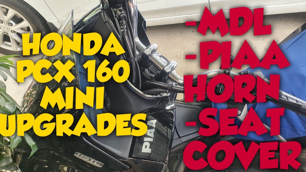 HONDA PCX 160 Mini Upgrades - YouTube