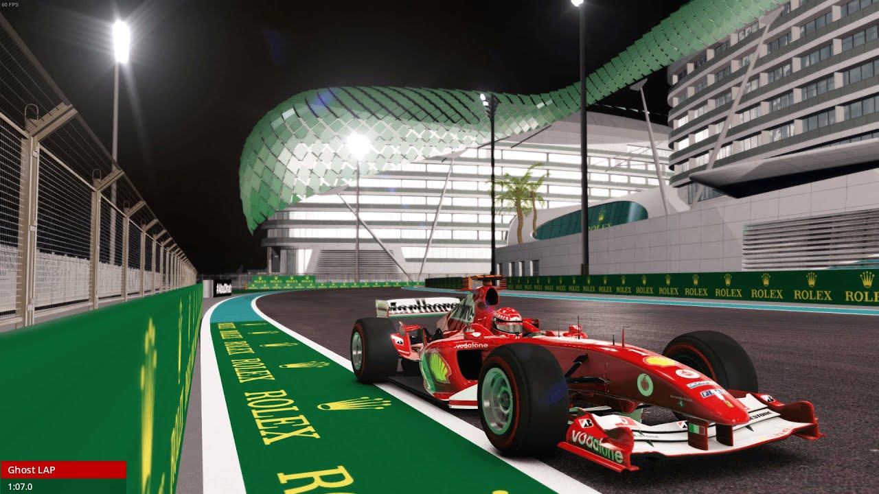 Ferrari F2004 (Slick Tyres) - Yas Marina 2022 (Abu Dhabi) - Assetto ...