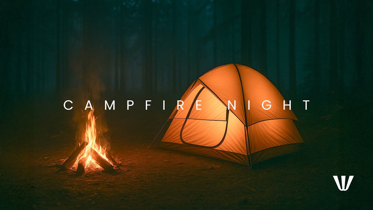 Campfire Night – 1 Hour Ambient Forest Loop | Flowmoa - YouTube