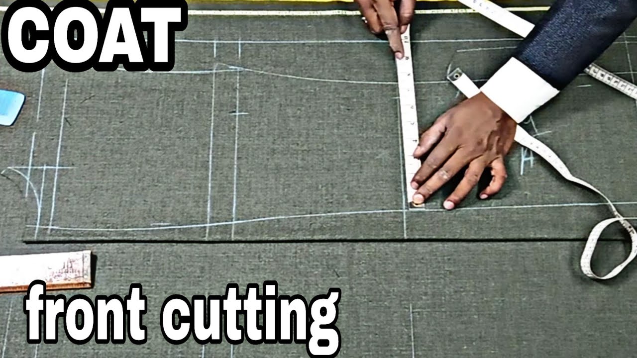 44 size coat cutting | coat cutting | slim fit coat cutting | how to ...