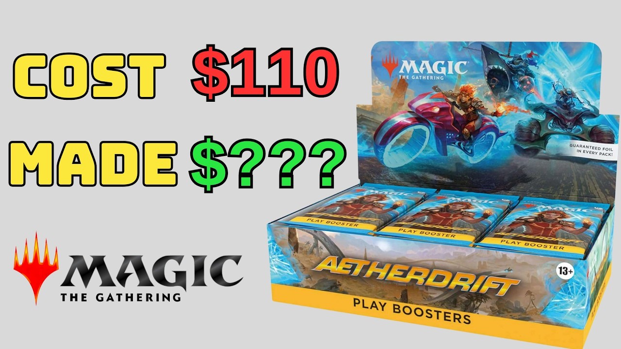 Opening an Aetherdrift Play Booster Box Magic The Gathering - YouTube