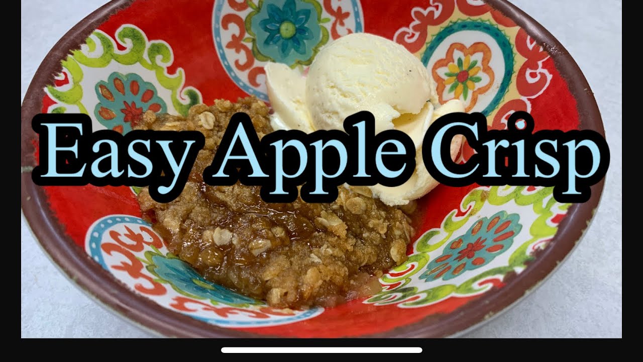 Apple Crisp; fast dessert recipe - YouTube