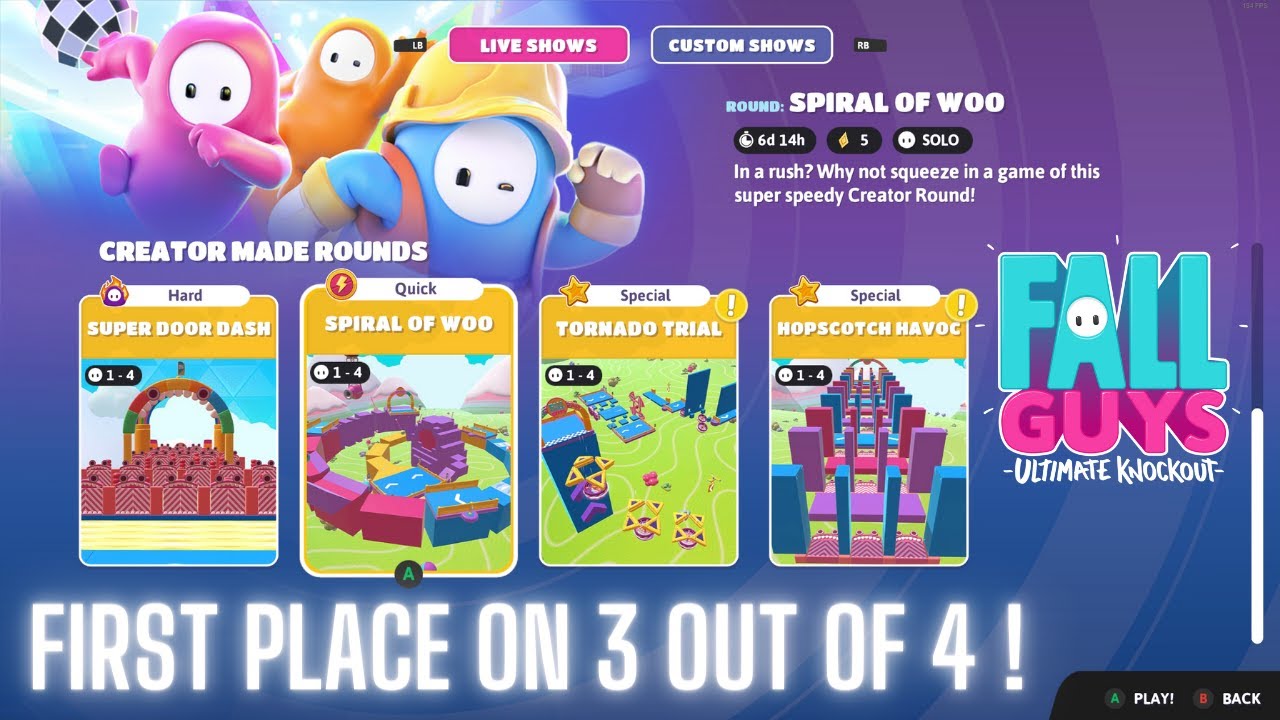 Fall Guys | Season 4: Creative Construction | I Came in First On This ...