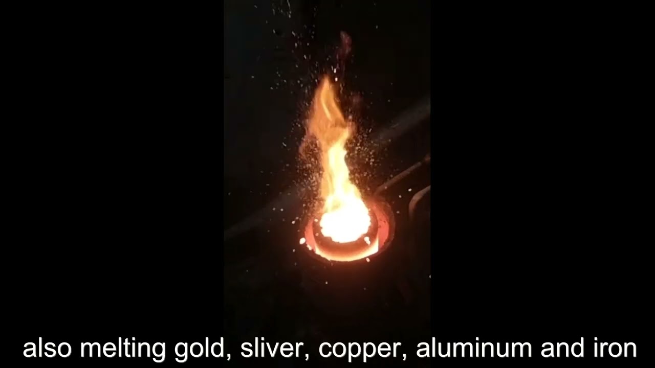 melting gas cutting slag in steel fatory - YouTube