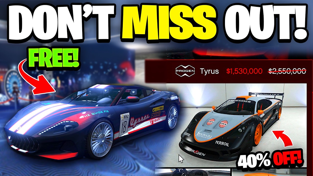 Don't Miss these HUGE Bonuses, Discounts & Free Cars in GTA Online ...