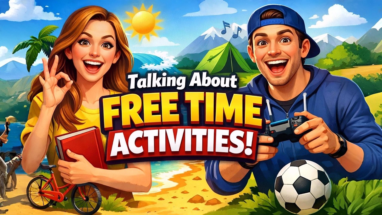 Talking About Free Time Activities - YouTube