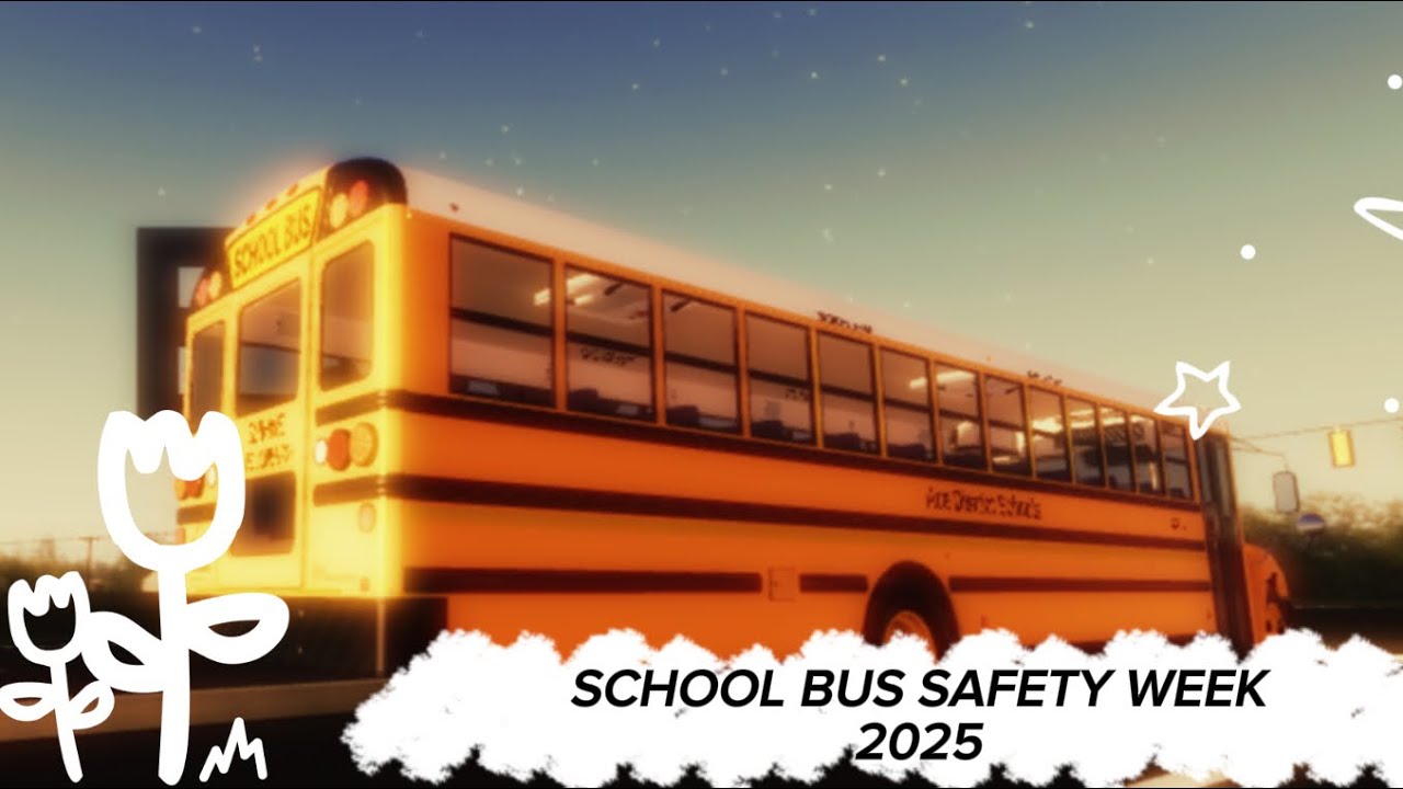 Happy School bus safety week 25 - YouTube