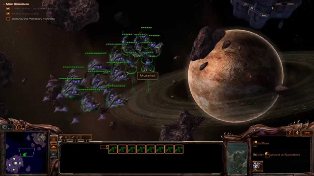 StarCraft II: Heart of the Swarm - Evolution Mission 5 - Mutalisk - YouTube