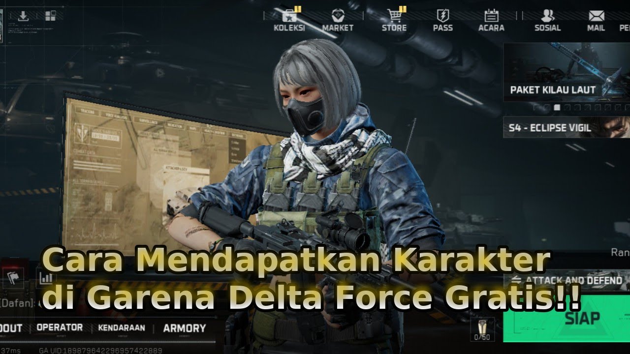 Cara Mendapatkan Operator Karakter Gratis di Garena Delta Force - YouTube