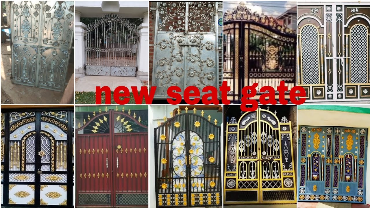new seat gate design|| lron man gate design || simple gate design home ...