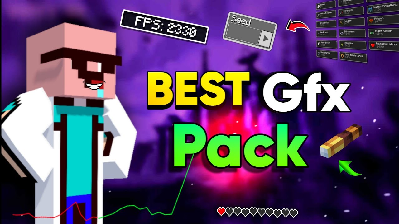Minecraft *GFX Pack* For Thumbnail | How to make Minecraft Thumbnail ...