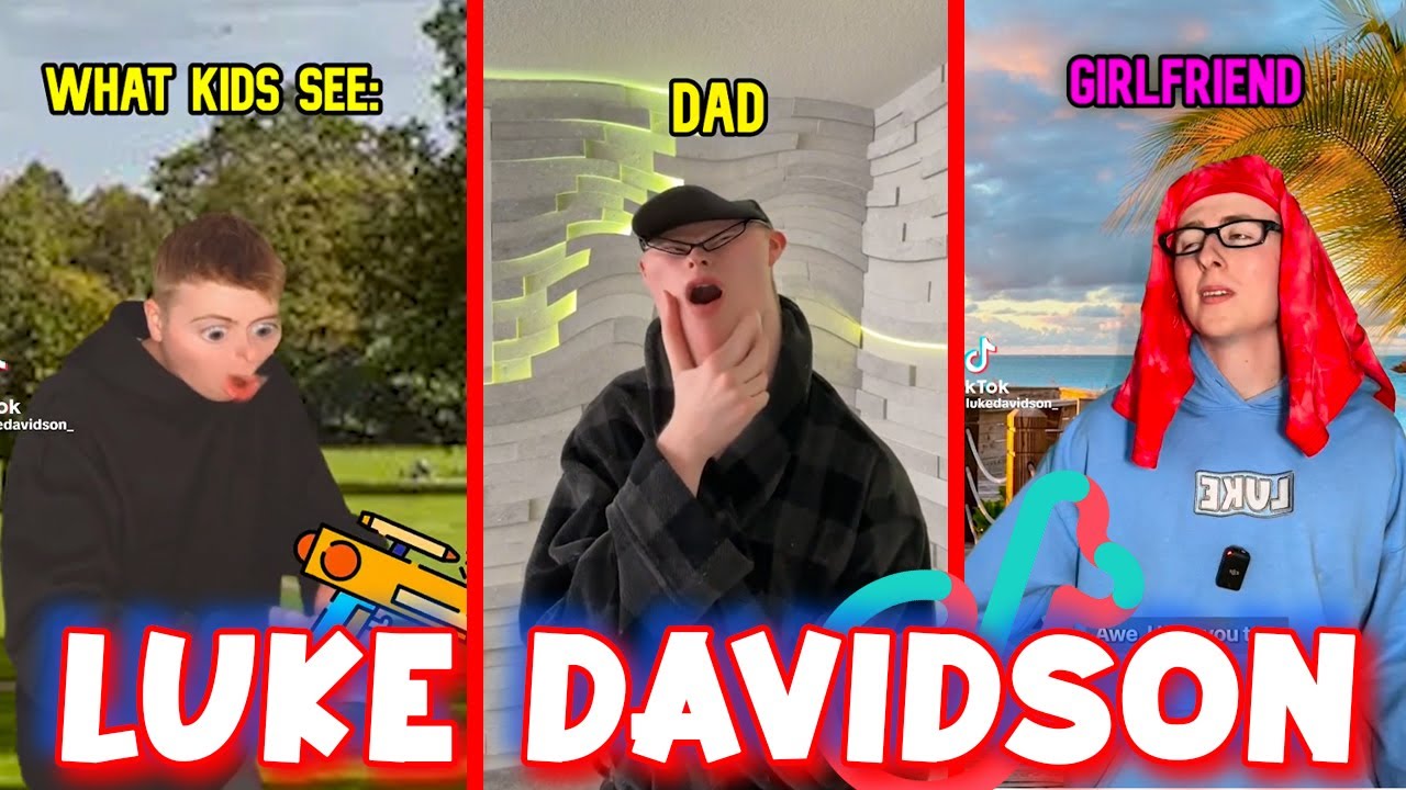 Luke Davidson | COMEDY TIKTOK | WHAT KIDS SEE VS WHAT WE SEE - YouTube