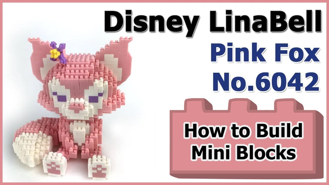 How to Build Mini Bricks Disney LinaBell Pink Fox 6042 Review Manual ...