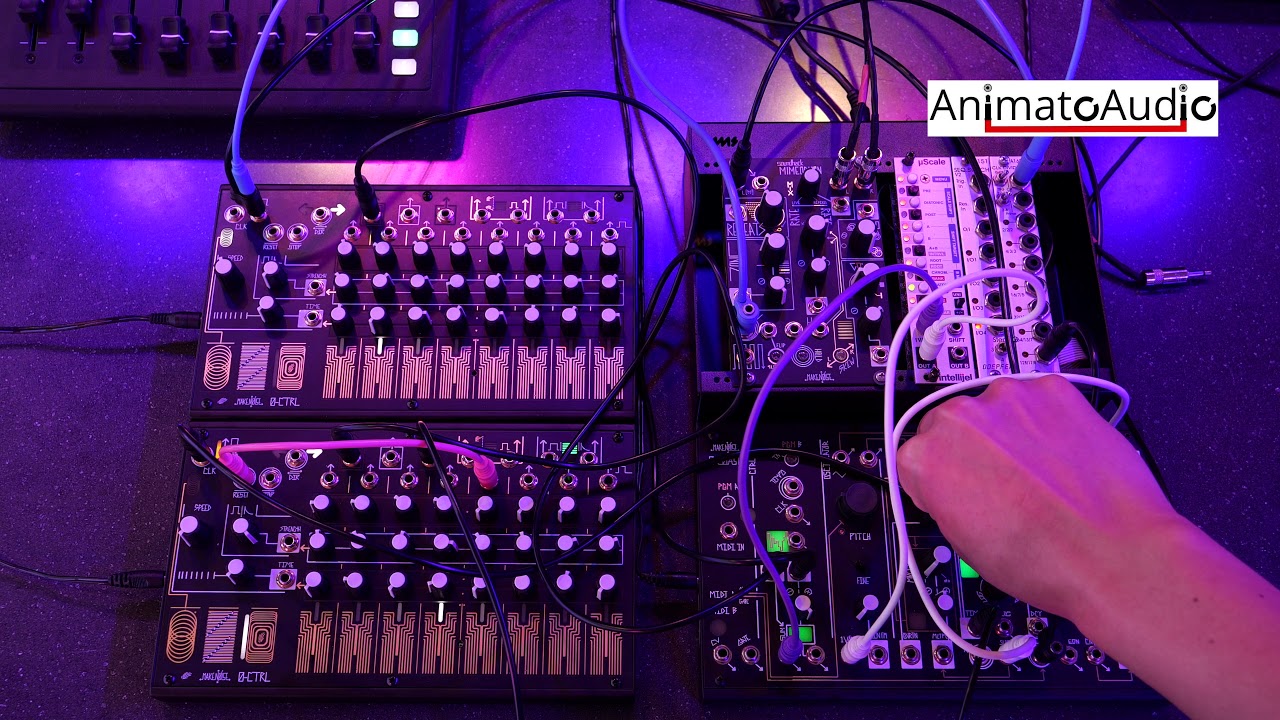 Three 0-Jams - with the Make Noise 0-Coast, 0-CTRL and Mimeophon - YouTube