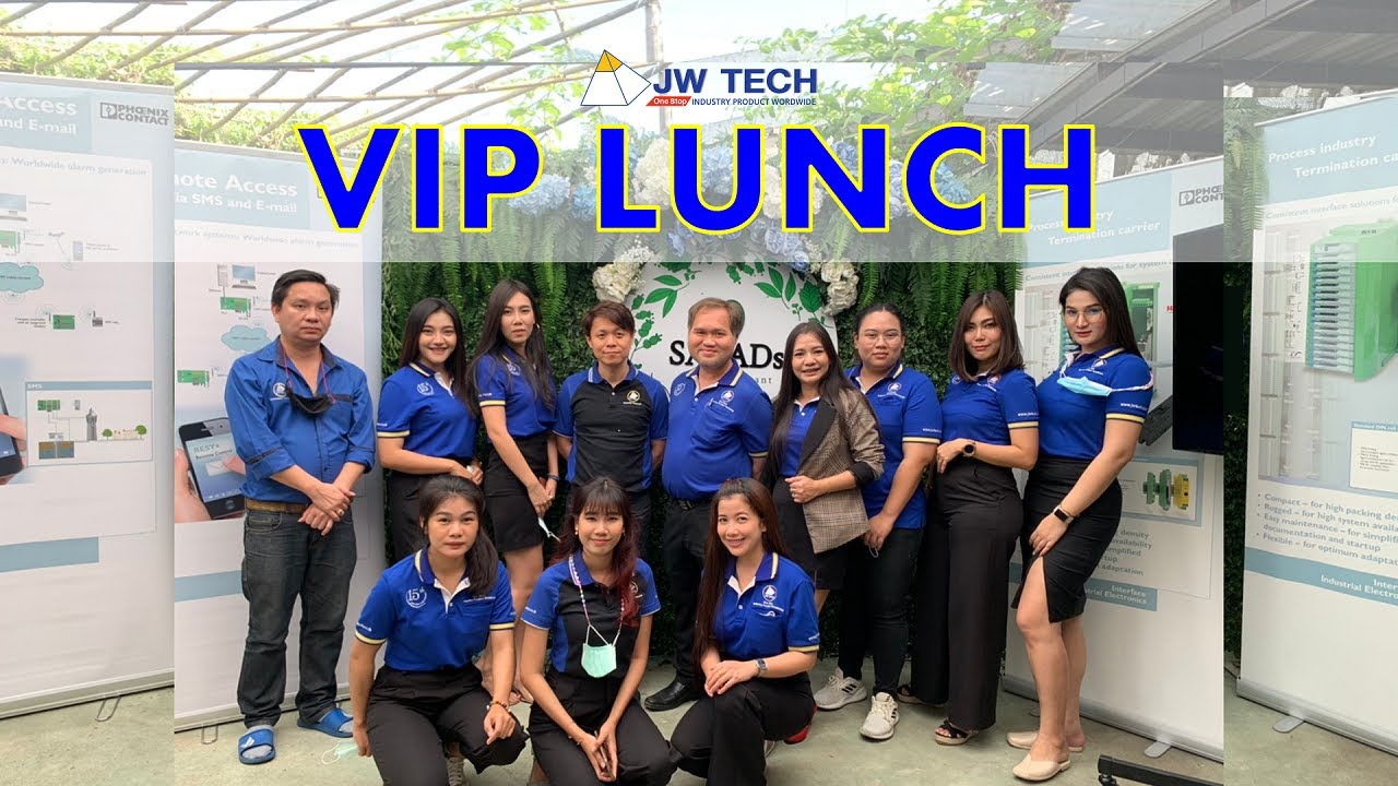 งาน VIP LUNCH ครั้งที่ 3 ร้าน 9 SALADs by JWTECH - YouTube