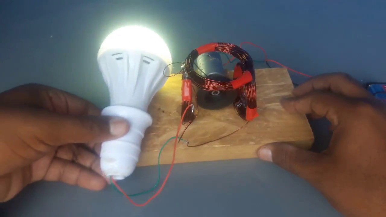 How to make free energy electricity generator | science exhibition ...