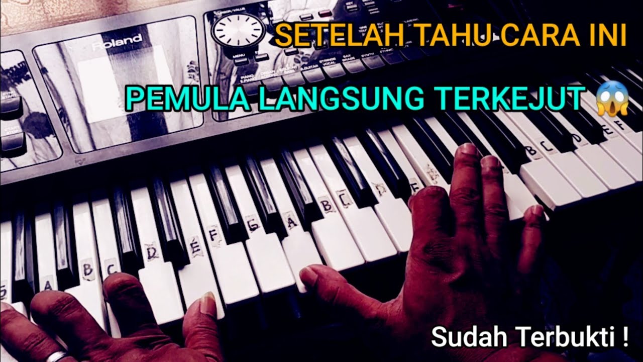 cara belajar penjarian untuk kunci dasar keyboard pemula part 2 - YouTube