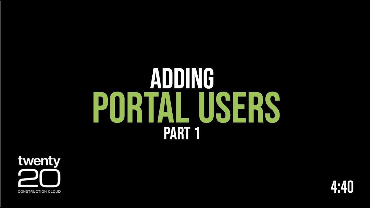 Adding Portal Users - YouTube