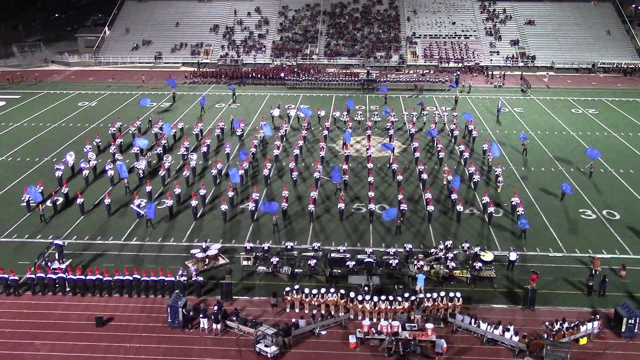 James Madison Mighty Maverick Band and Color Guard 9/04/2015 Halftime ...