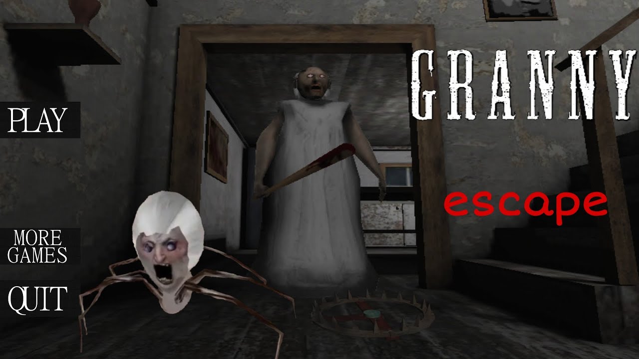 Normal mode | easy to escape in granny chapter 1 ( Full gameplay ) basement escape | sewer ...