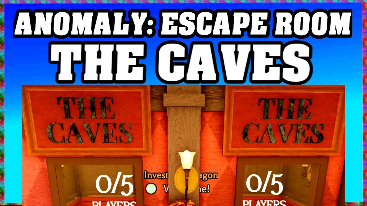 Roblox ANOMALY: Escape Room THE CAVES Walkthrough [English] [Standard ...