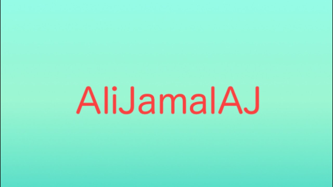 Ali Jamal AJ Live Stream - YouTube