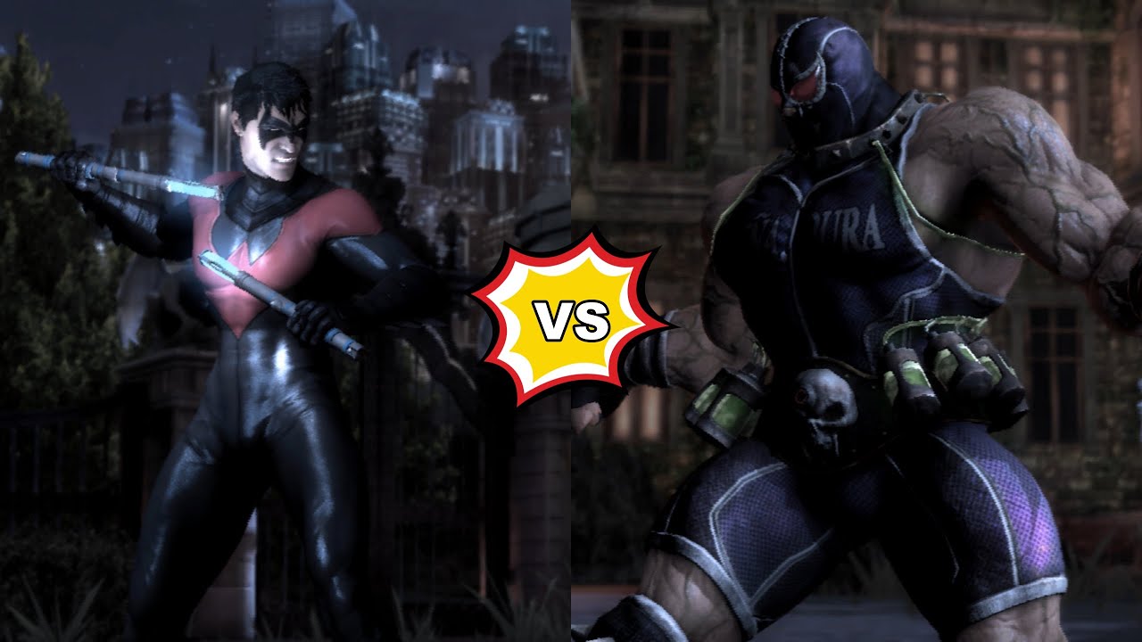 Injustice Gods Among Us UE Nightwing New 52 VS Bane Lichador (Single ...
