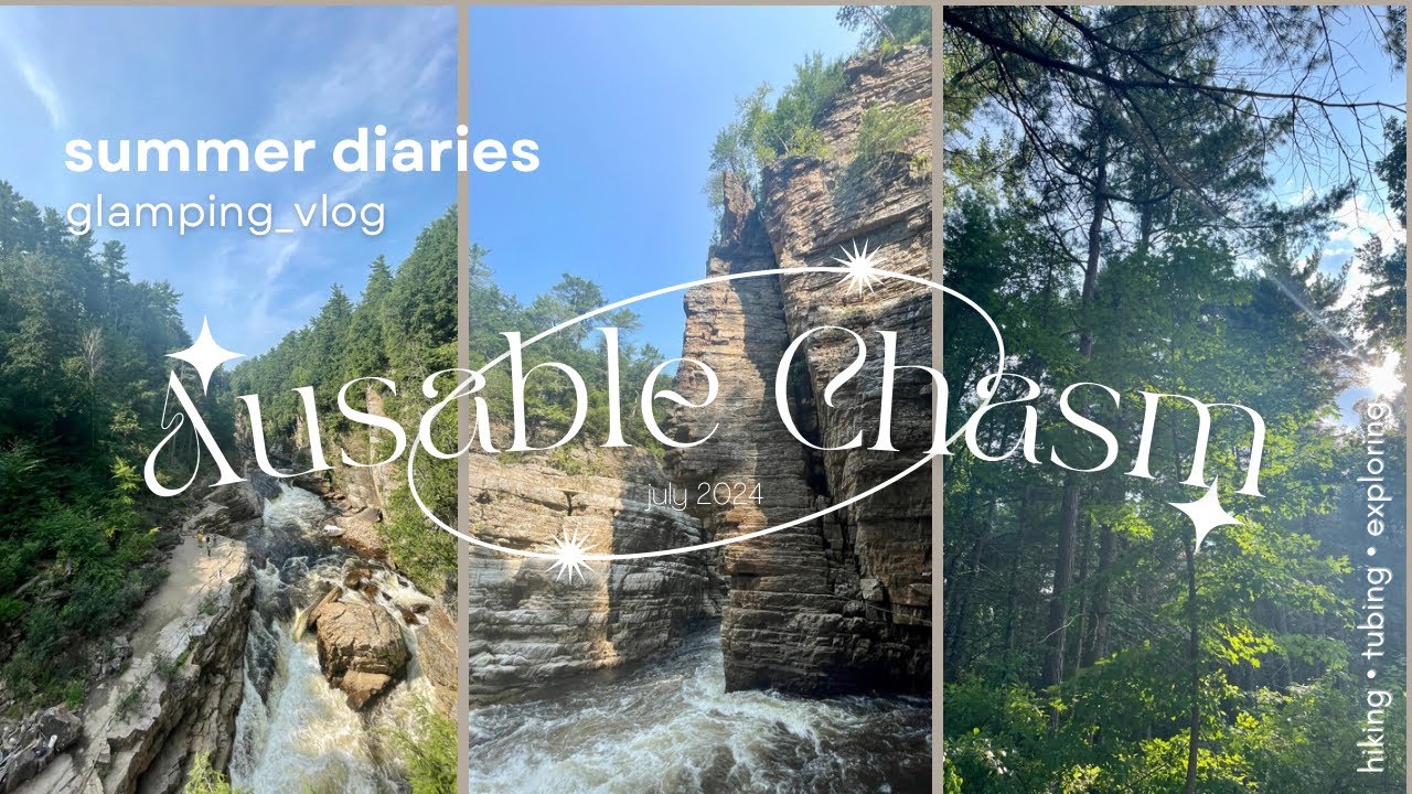 camping in ausable chasm | glamping in new york - YouTube