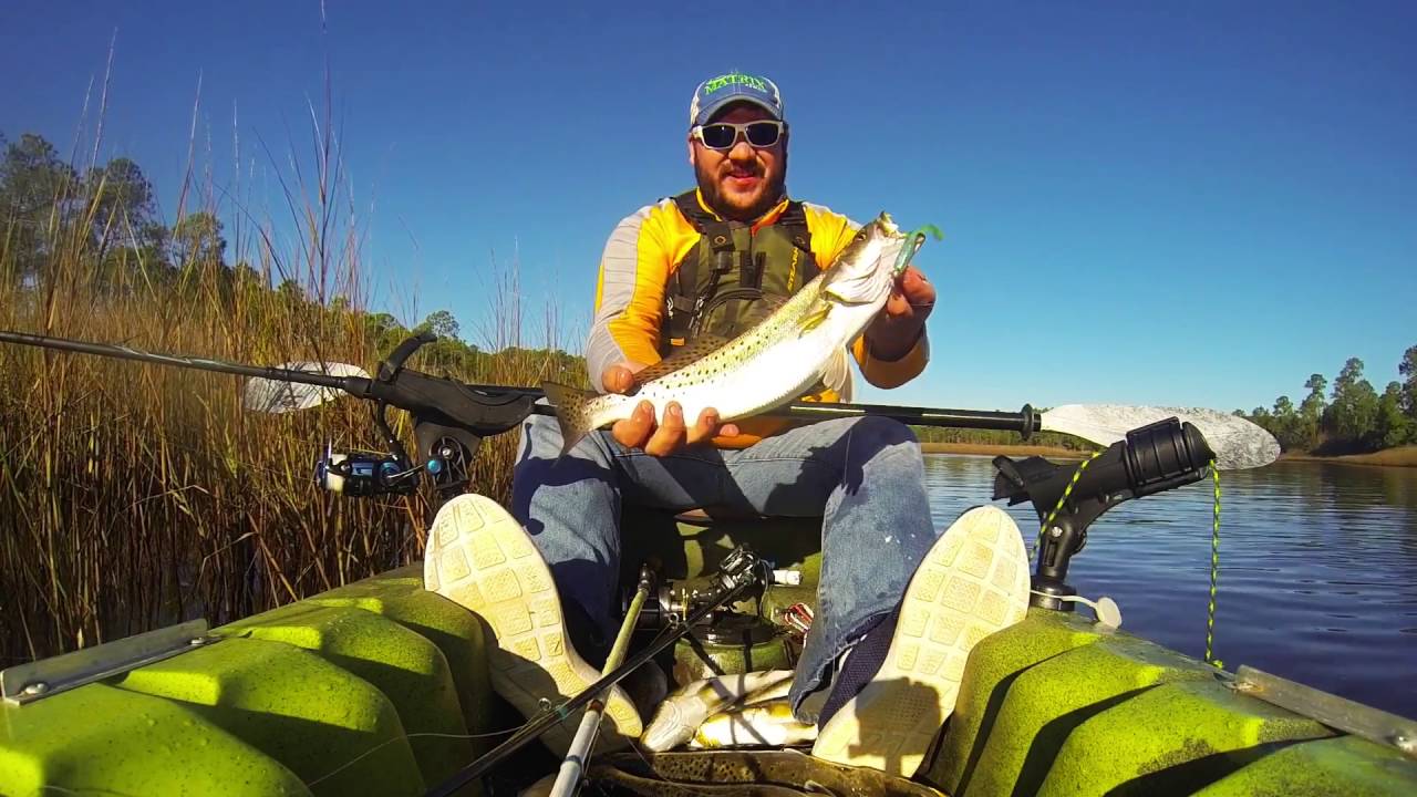 matrix shad for speckled trout - YouTube