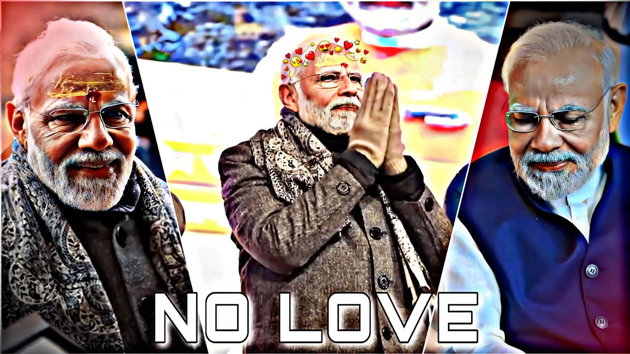 NARENDRA MODI 😈 - No Love Edit 🔥 - Modi × No Love Edit Status # ...