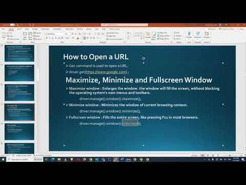 🔥 Maximize minimize and Full Screen Browser Window in Selenium🔥 - YouTube